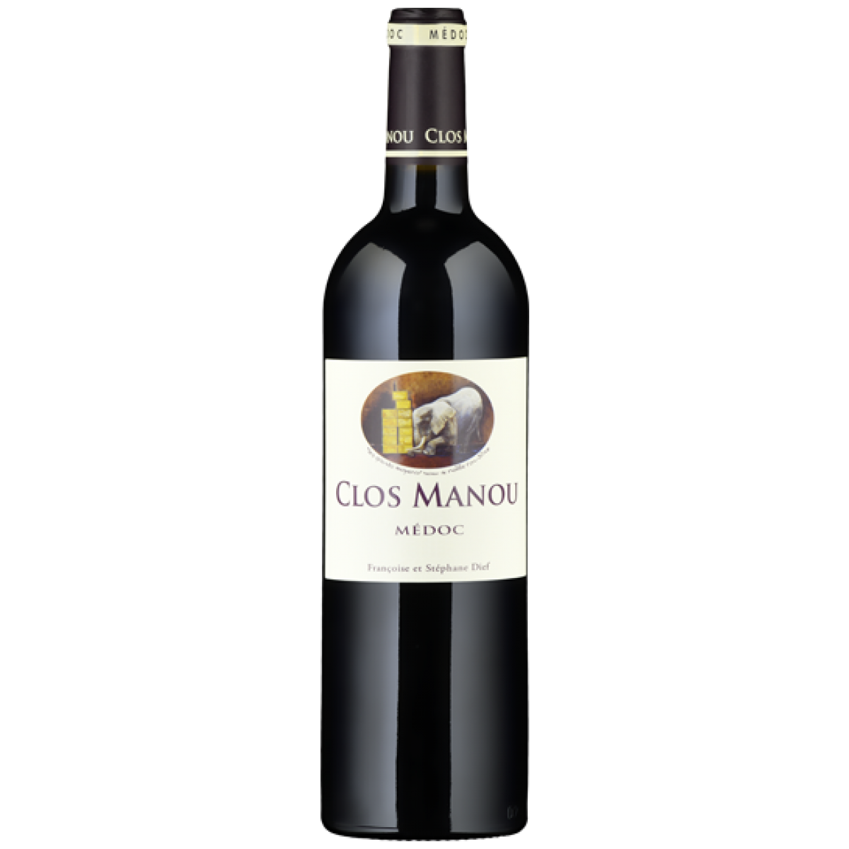 Wine Clos Manou - 2021, Red wine Médoc